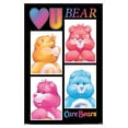 Care Bears: Band Art - Bear Quartet Groove Wall Poster, 14.725" x 22. ...