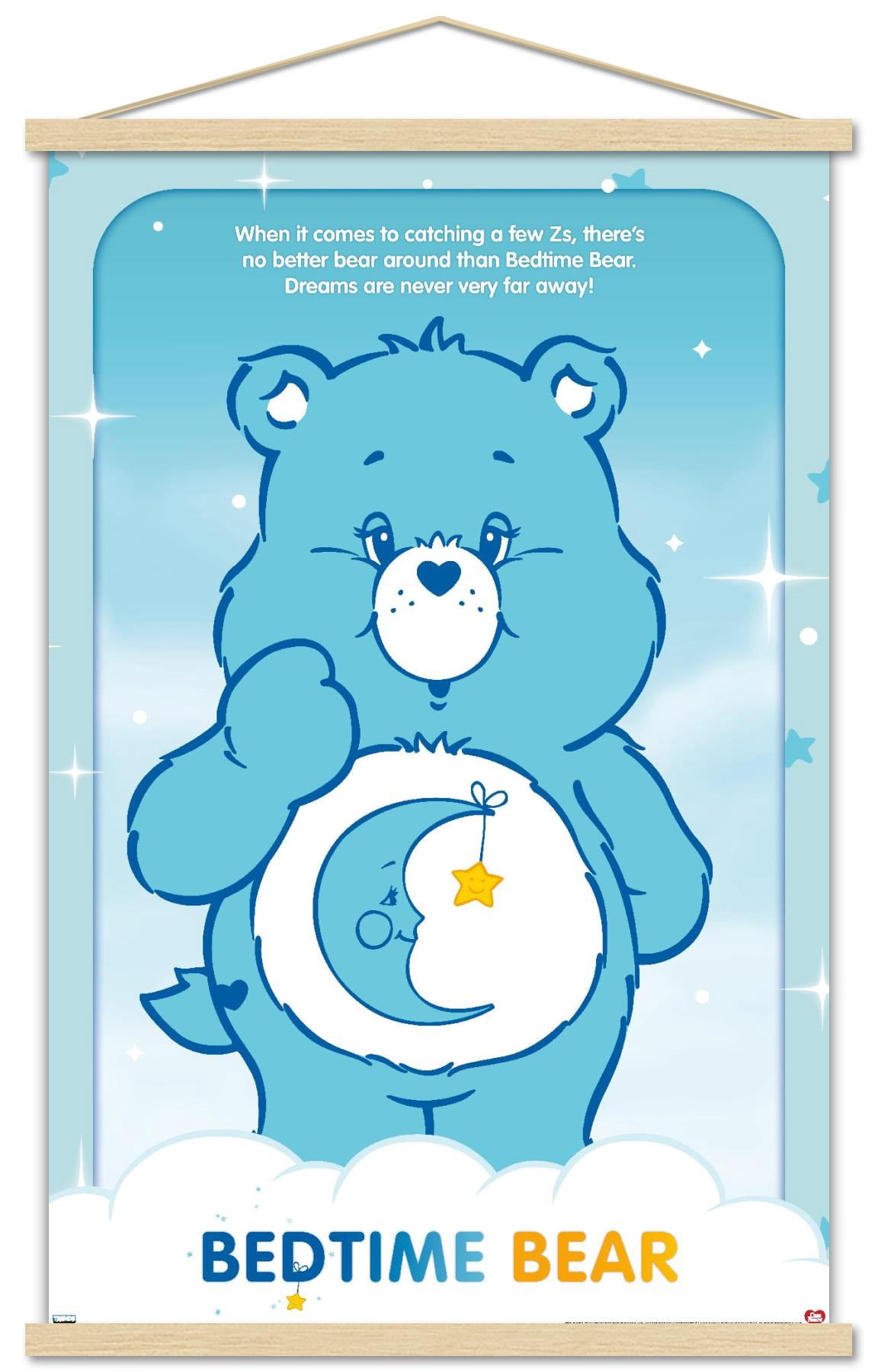 Care Bears - Bedtime Bear Wall Poster with Magnetic Frame, 22.375" x 34 ...