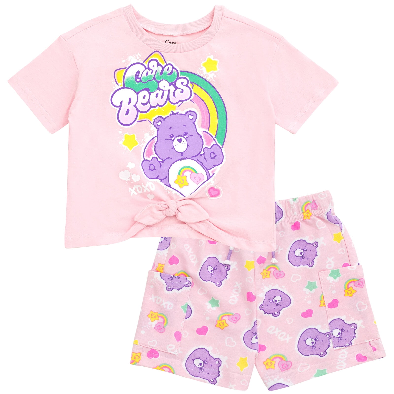 Care Bears Best Friend Bear T-Shirt and French Terry Shorts Outfit Set ...