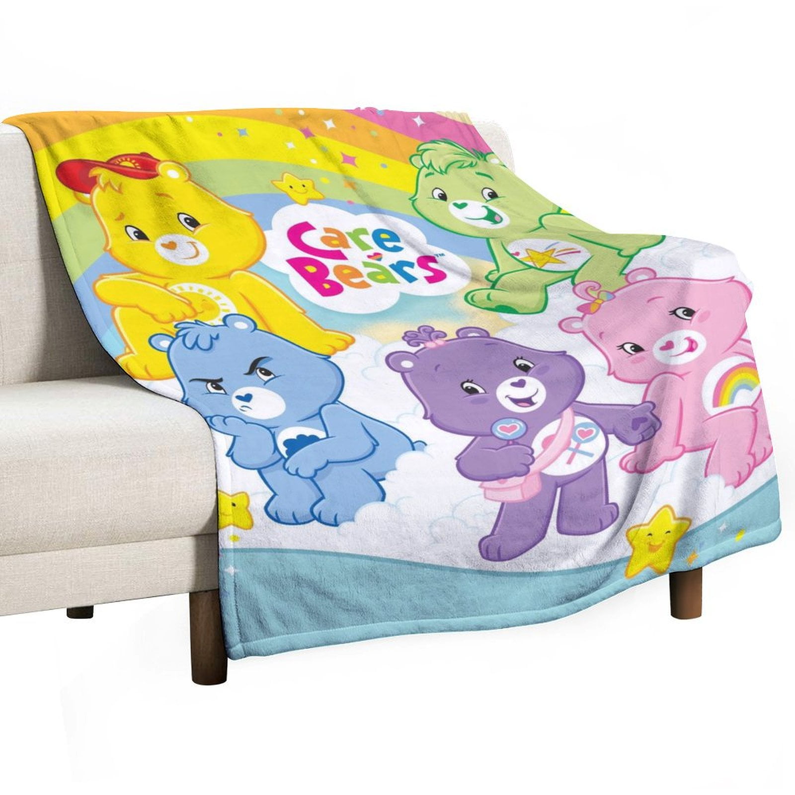 Care Bears Blanket Comfortable Warm Lovely Anime Kids Womens Mens 70 ...