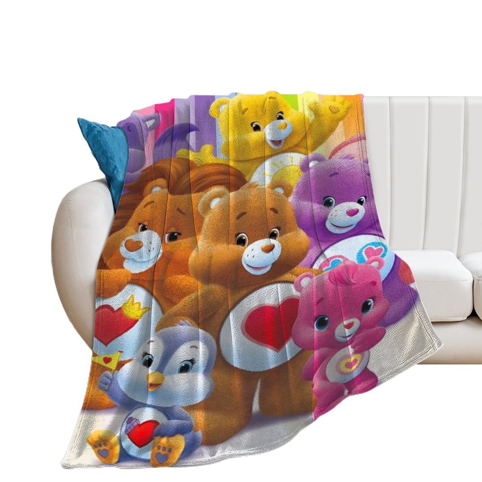 Care Bears Blanket Warm Cute Fashion All Season For Kids Women Men Gift ...
