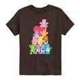 Care Bears - Care Bears Heart Stack - Youth Boys Short Sleeve Graphic T ...