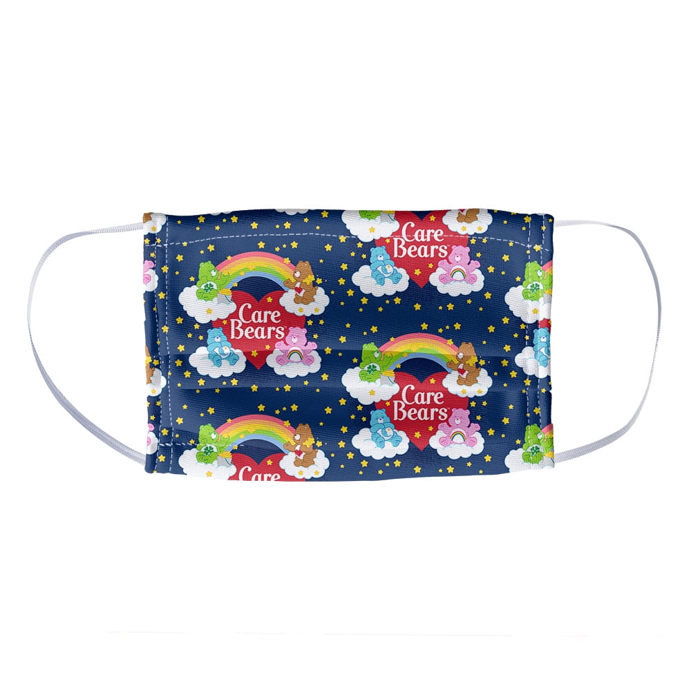 Care Bears Classic Logo Group 1-Ply Reusable Face Mask Covering, Kids ...
