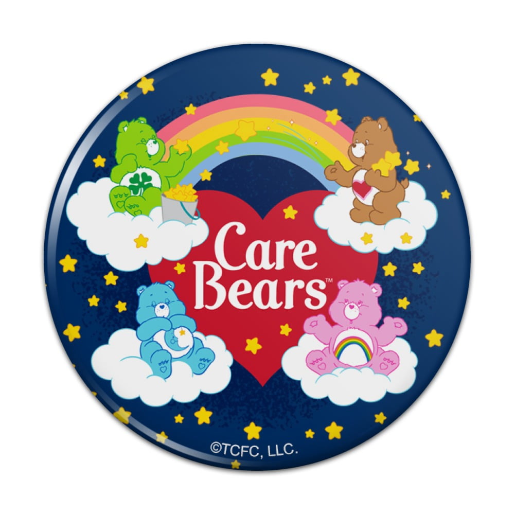 Care Bears Classic Logo Group Kitchen Refrigerator Locker Button Magnet ...