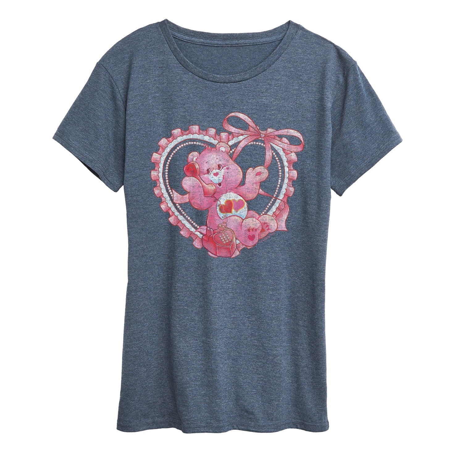 Care Bears - Coquette Heart - Women's Short Sleeve Graphic T-Shirt ...