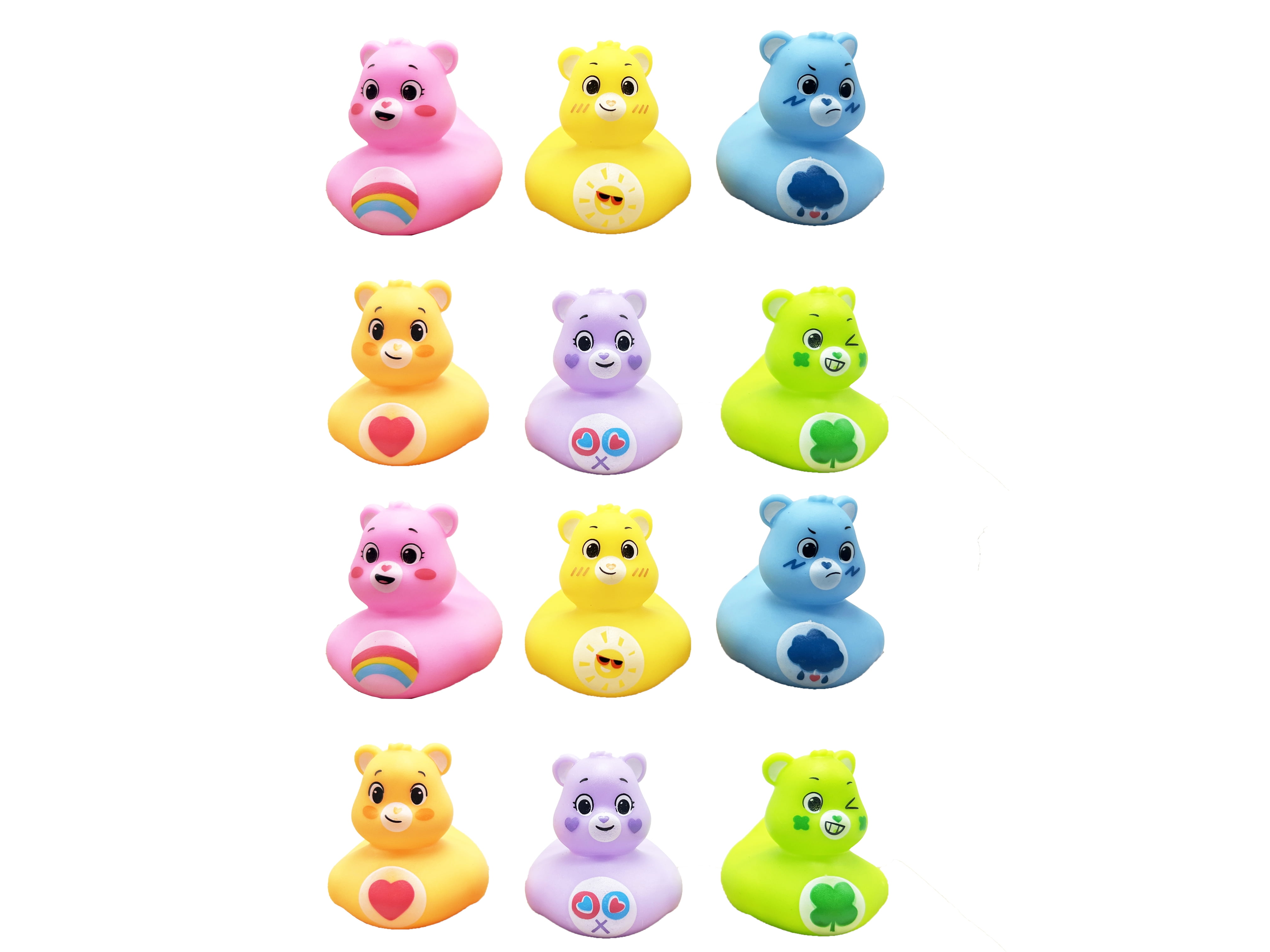 Care Bears Ducks- 12 pcs Floating Baby Bath Toy Water Toy Set-Licensed ...