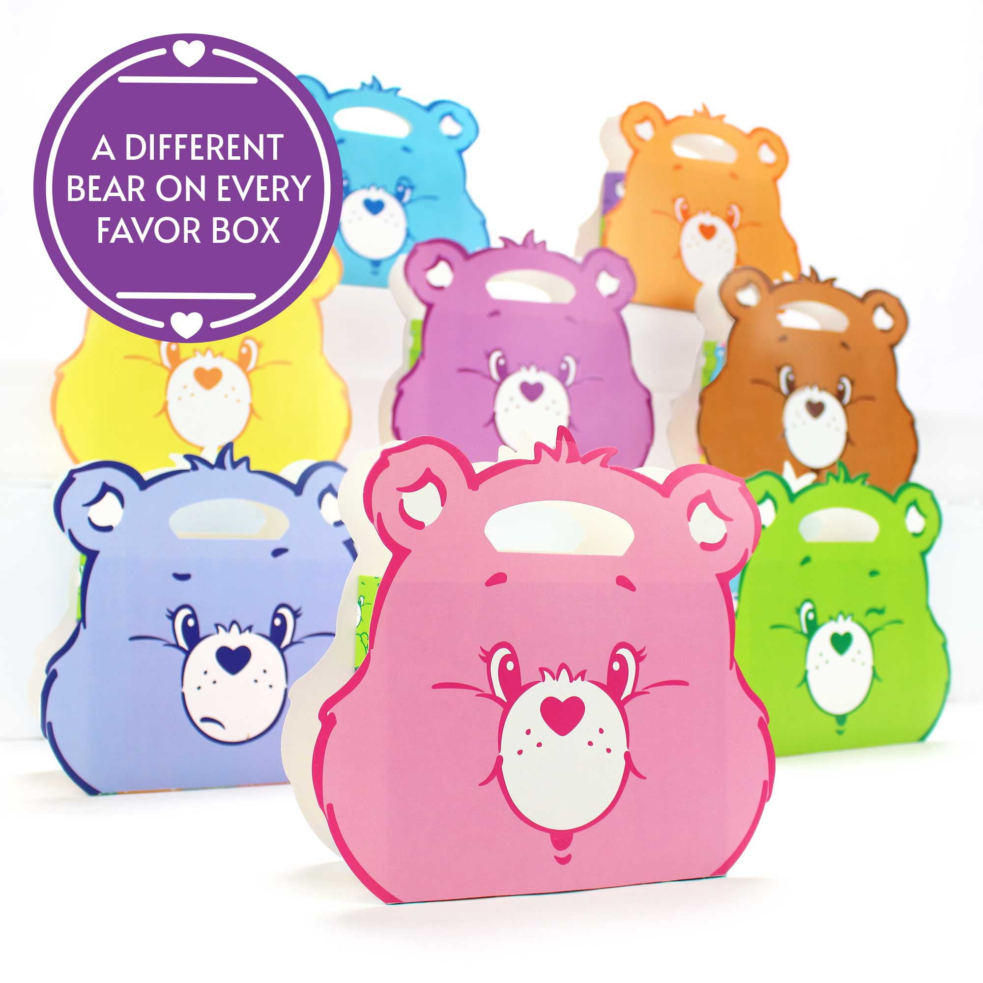 Prime Party Party Favors, Care Bears Themed Birthday Favor Boxes – Set ...
