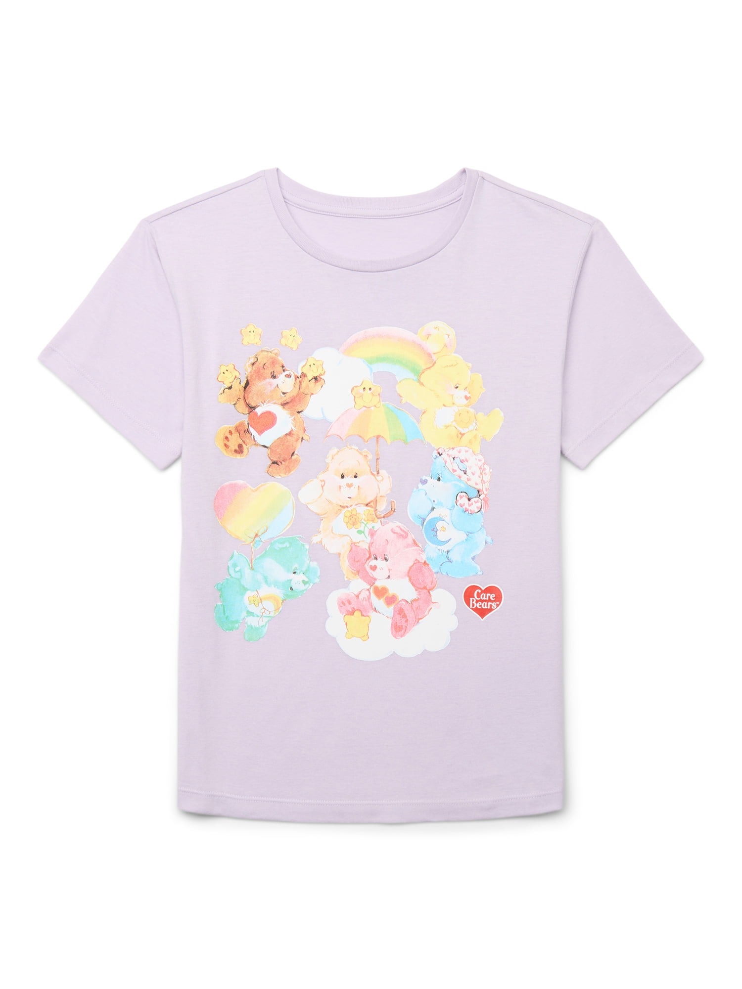Care Bears Girls Short Sleeve Graphic T-Shirt, Sizes 4-16 - Walmart.com