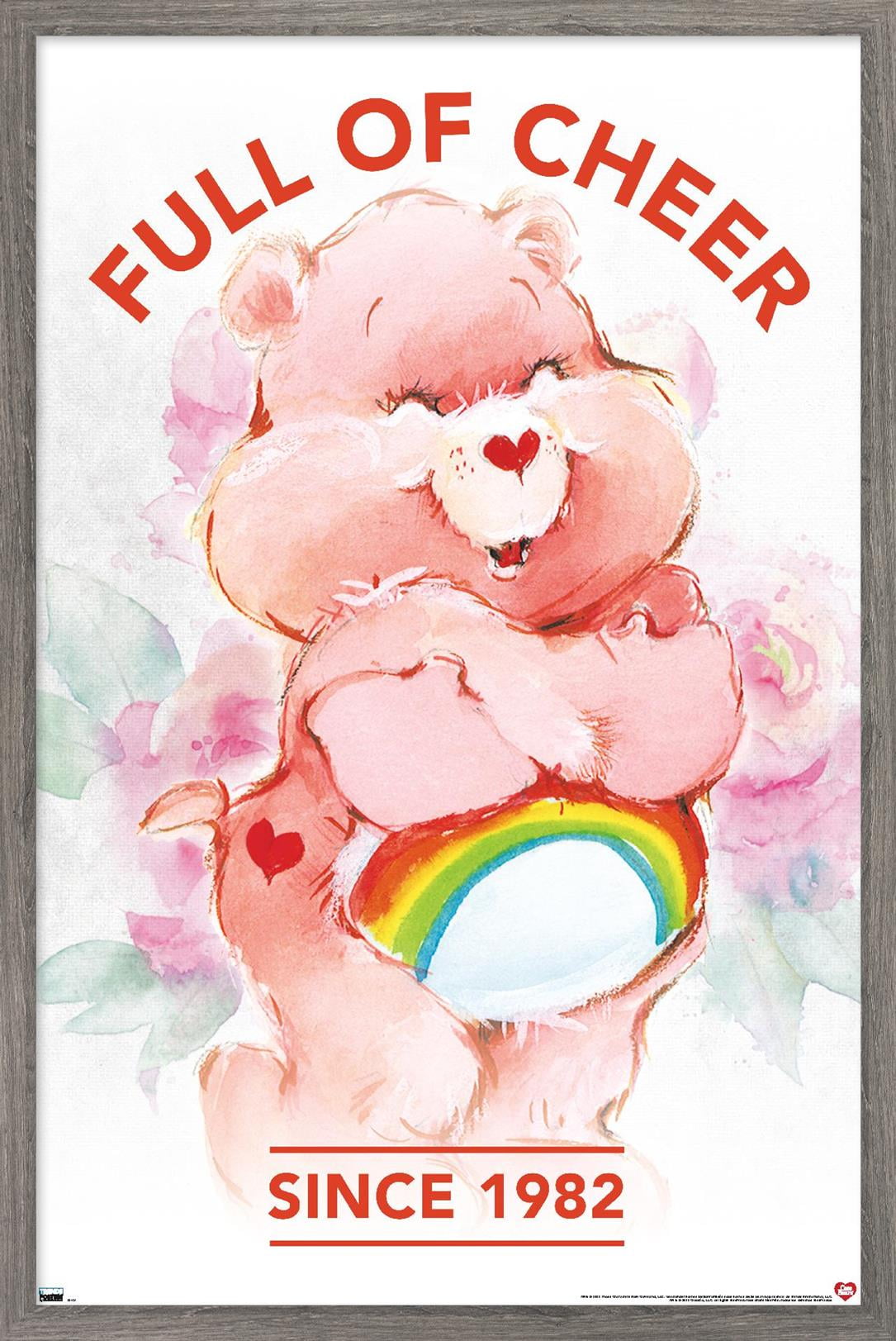 Care Bears - Full of Cheer Wall Poster, 22.375" x 34" Framed - Walmart.com