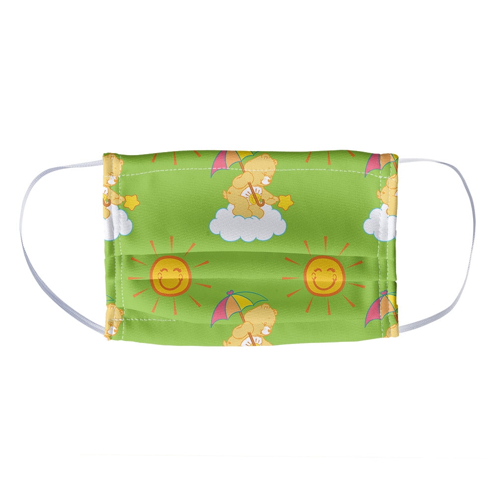Care Bears Funshine Bear 1-Ply Reusable Face Mask Covering, Kids ...