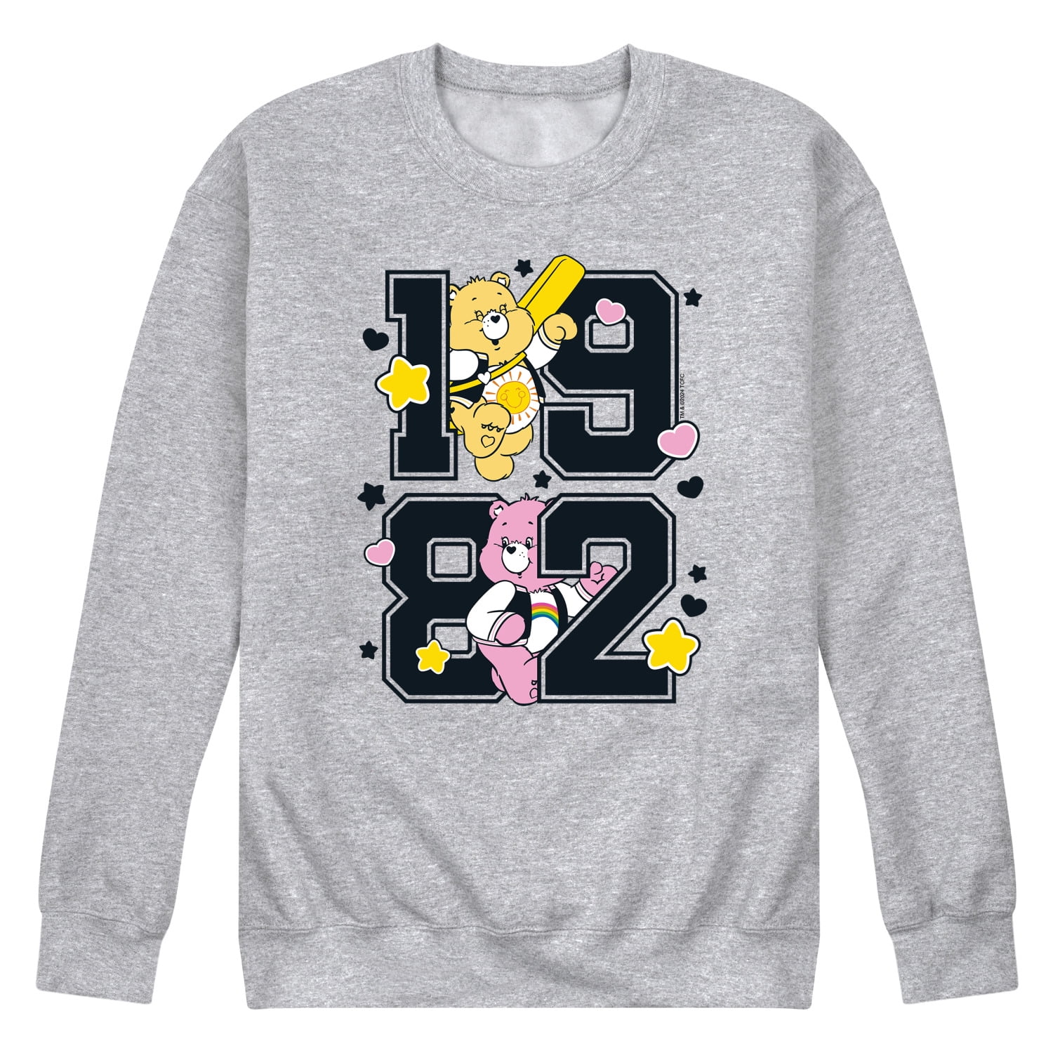 Care Bears - Funshine Bear And Cheer Bear 1982 - Men's Crew Fleece ...