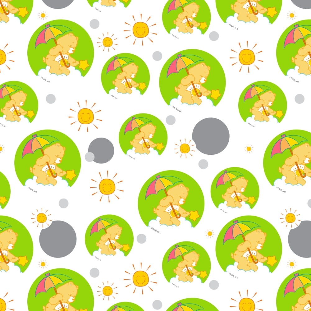 Care Bears Funshine Bear Premium Gift Wrap Wrapping Paper Roll ...