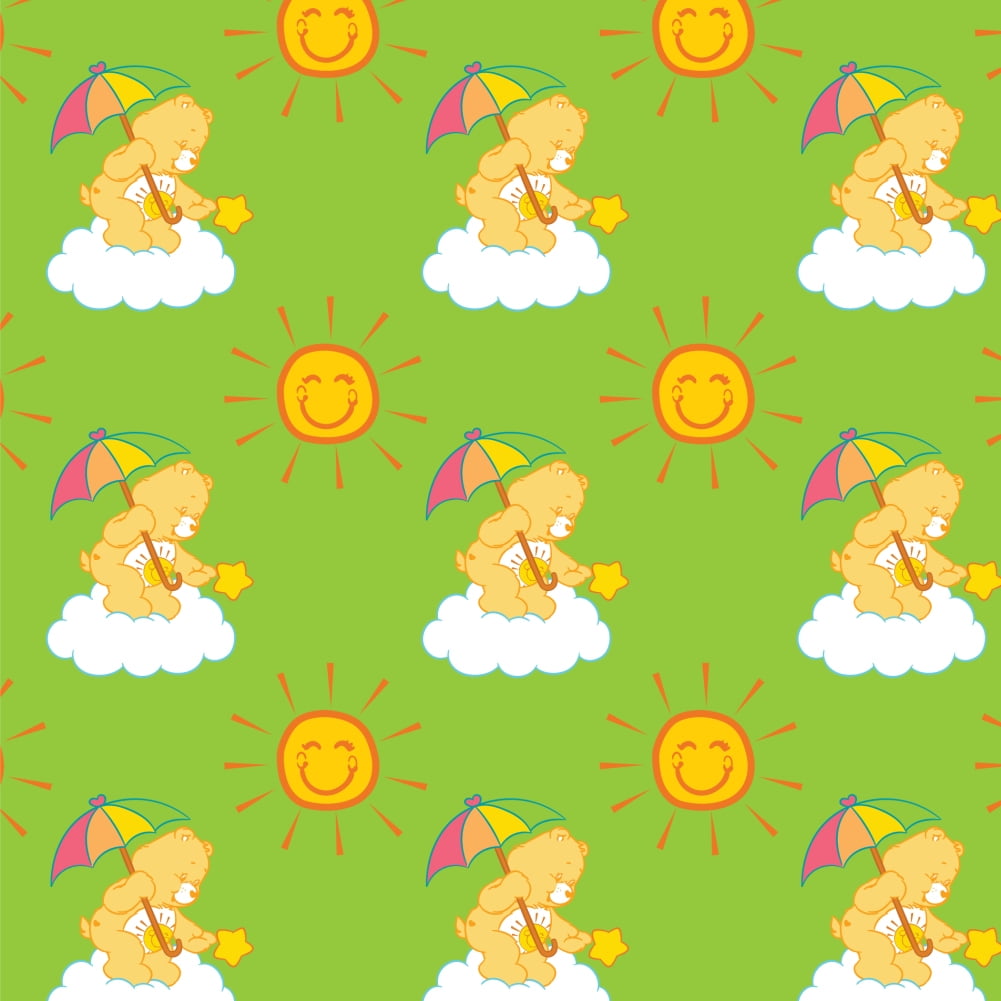 Care Bears Funshine Bear Premium Roll Gift Wrap Wrapping Paper ...