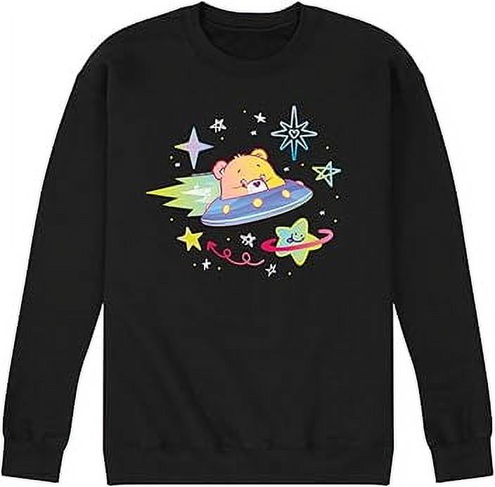 Care Bears - Funshine Bear Space Alien UFO Stars - Men's Crew ...