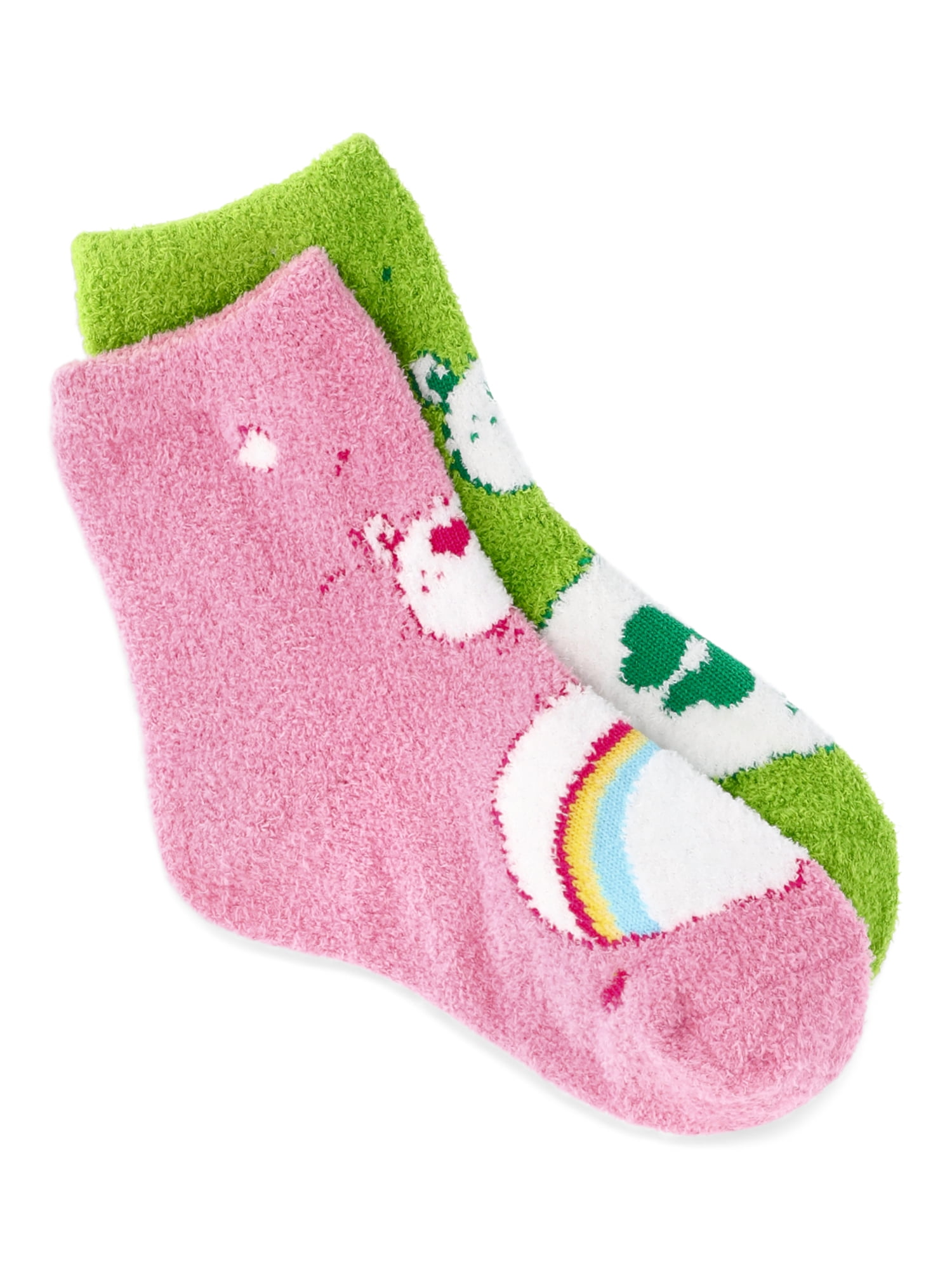 Care Bears Girls Cozy Socks, 2-Pack, Sizes S/M-M/L - Walmart.com