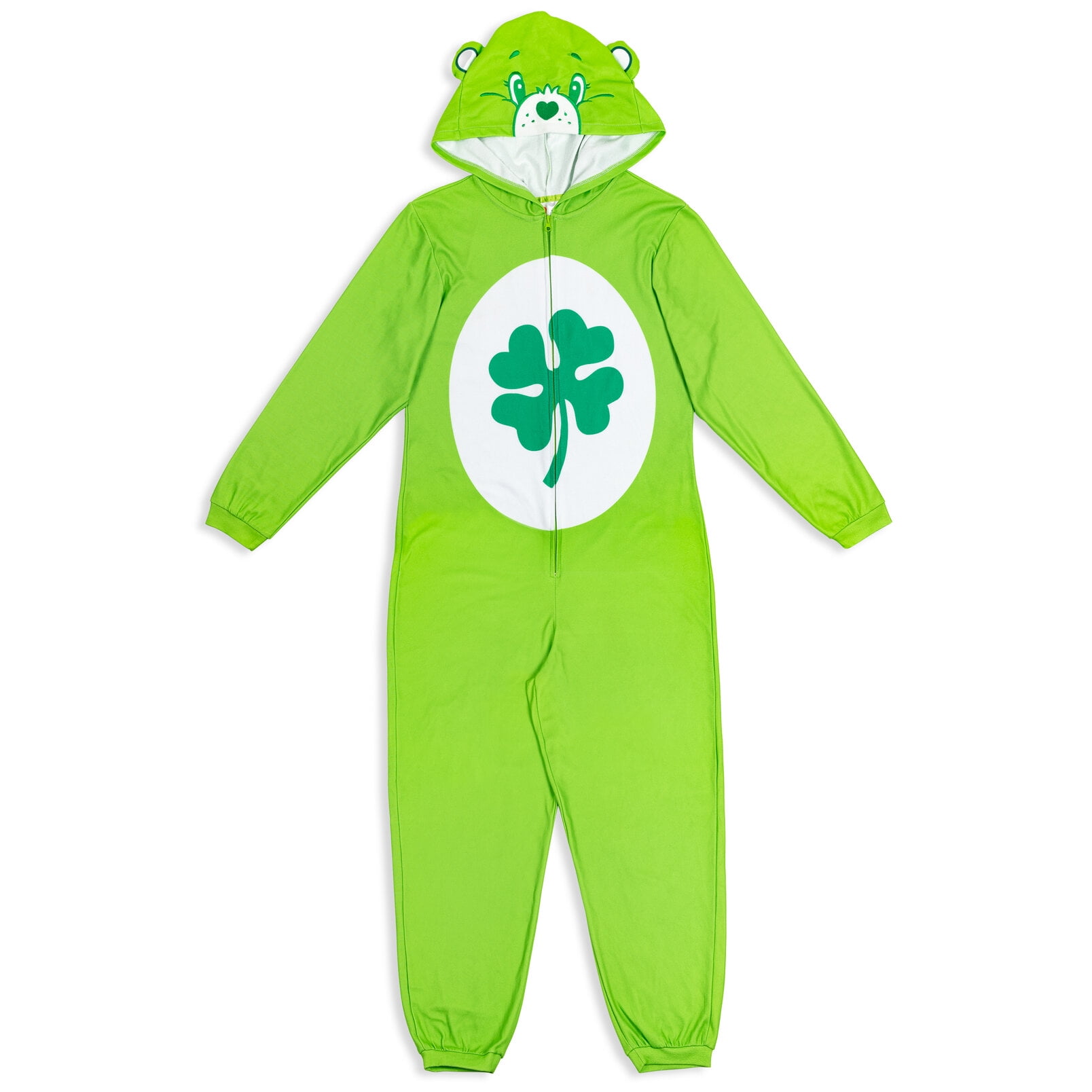 Care Bears Good Luck Bear Little Boys Fleece Zip Up Costume Pajama ...