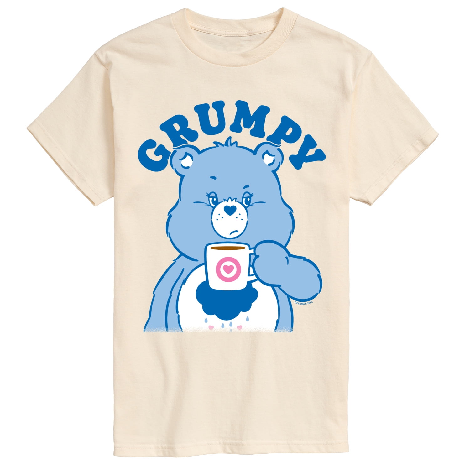 Care Bears - Grumpy Bear Coffee - Men's Short Sleeve Graphic T-Shirt ...
