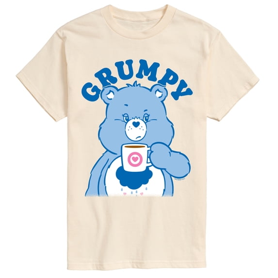 Care Bears - Grumpy Bear Coffee - Men's Short Sleeve Graphic T-Shirt ...