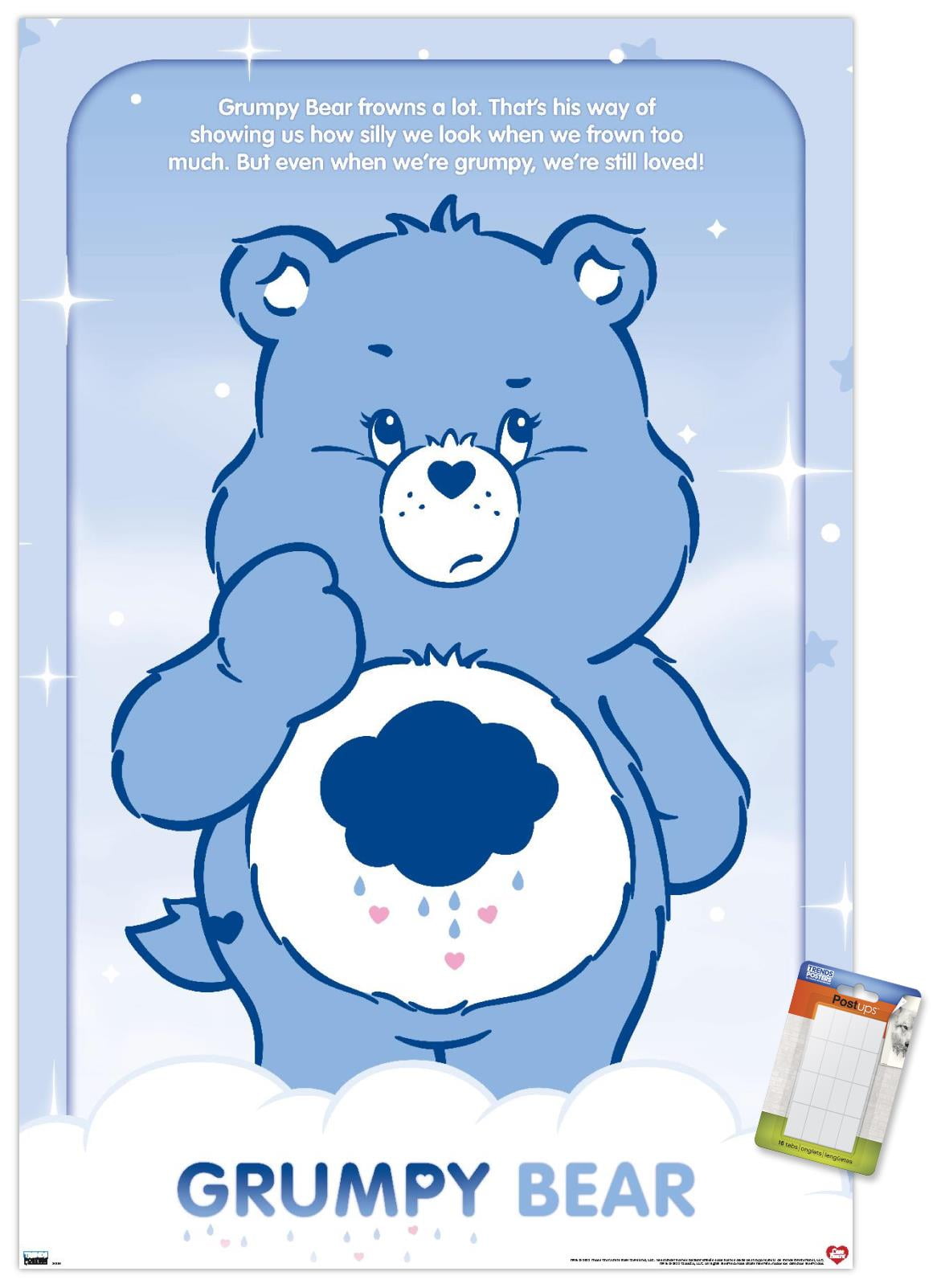 Care Bears - Grumpy Bear Wall Poster, 22.375" x 34" - Walmart.com