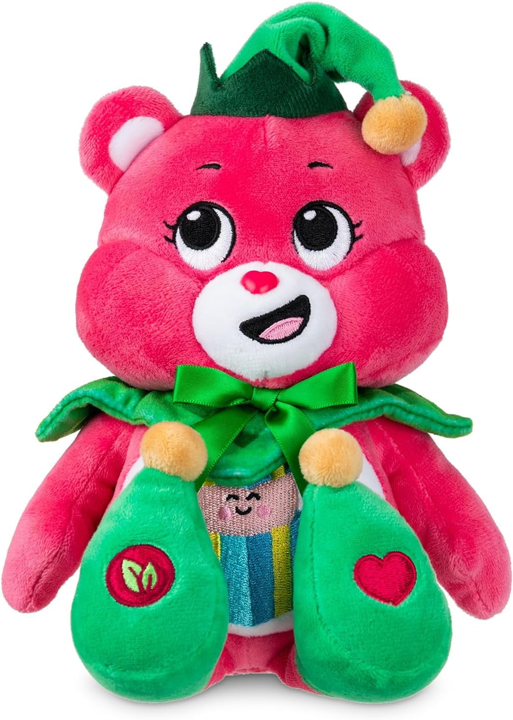 Care Bears Holiday Bean Plush Great Giving Bear (ELF), Christmas Plush ...