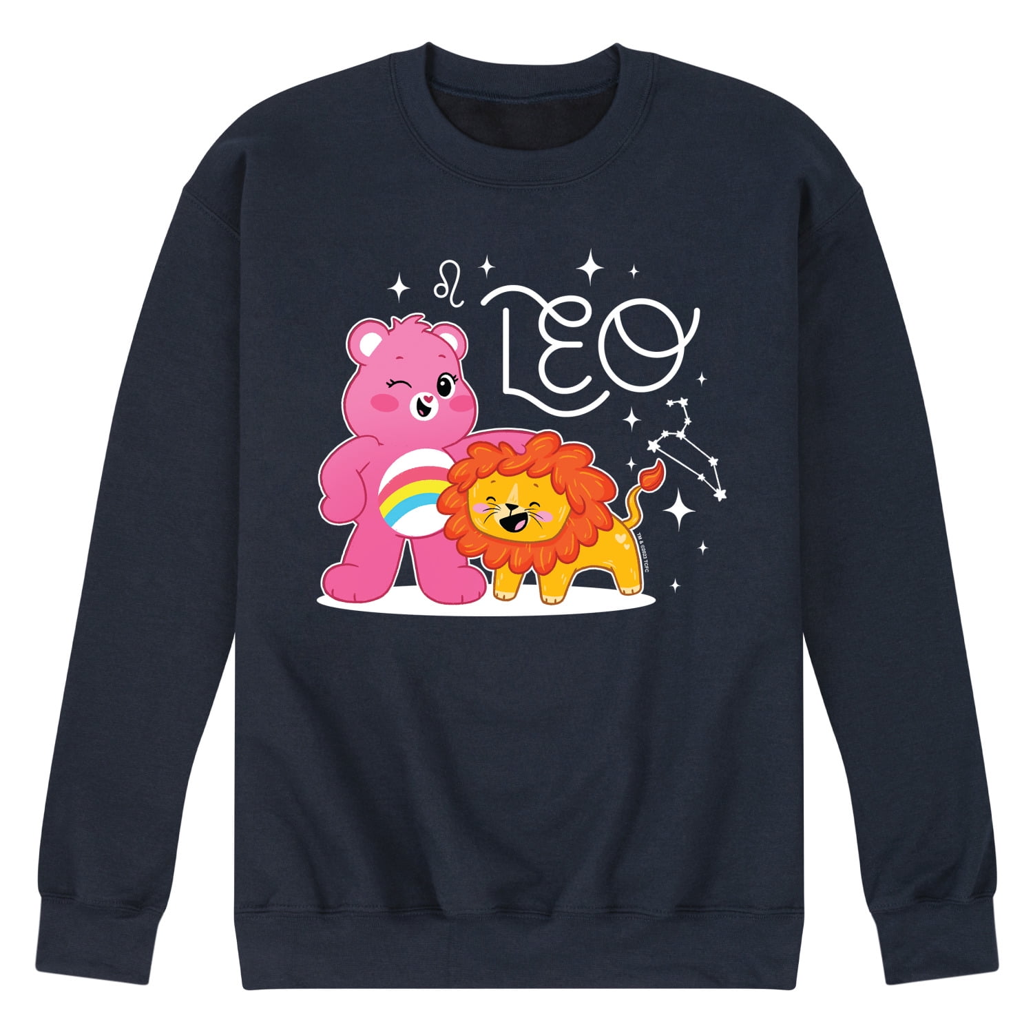 Care Bears - Leo Cheer Bear - Men's Crew Fleece Sweatshirt - Walmart.com