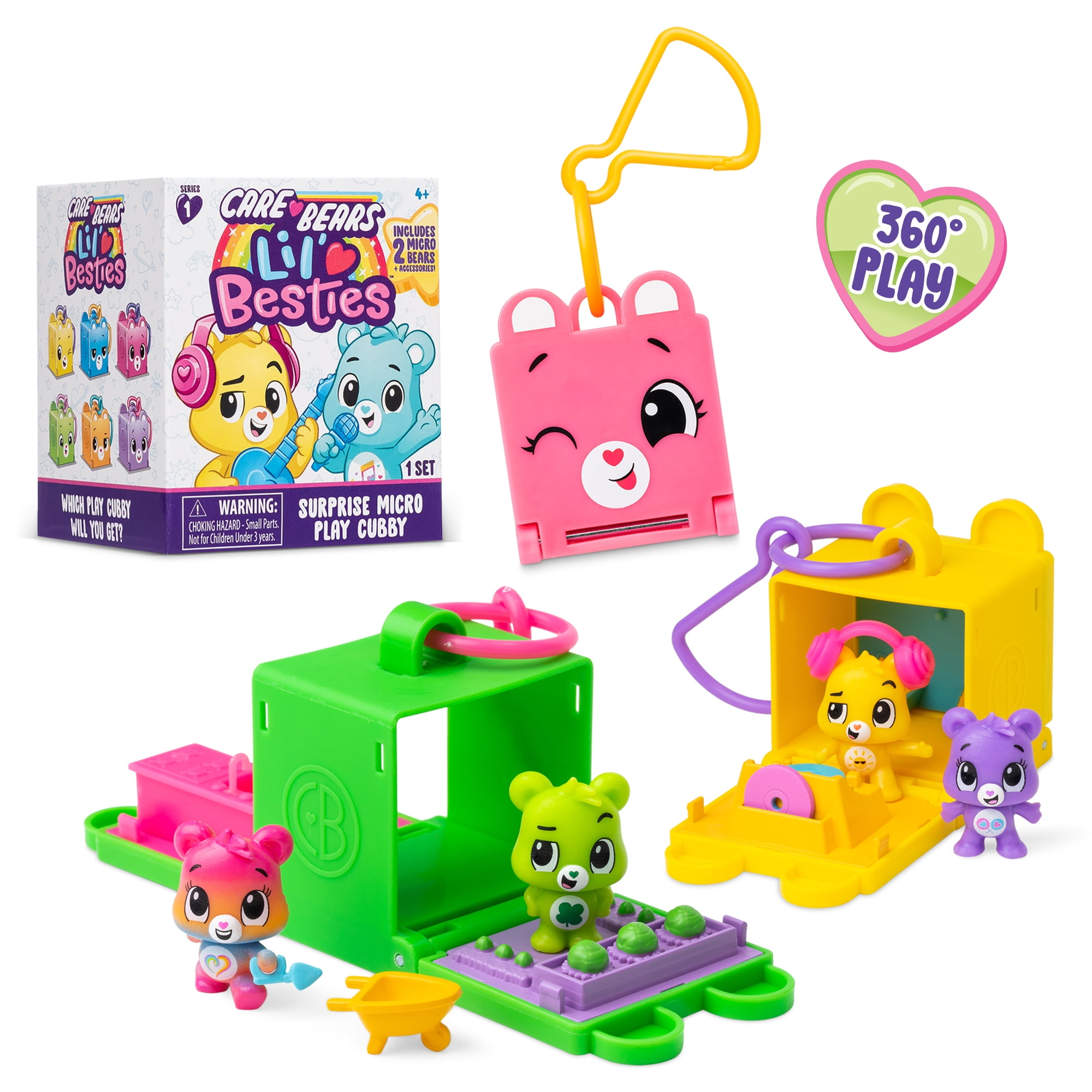 Care Bears Collectible Surprise Mini Bestie Toys - Lil' Besties Cubbies ...