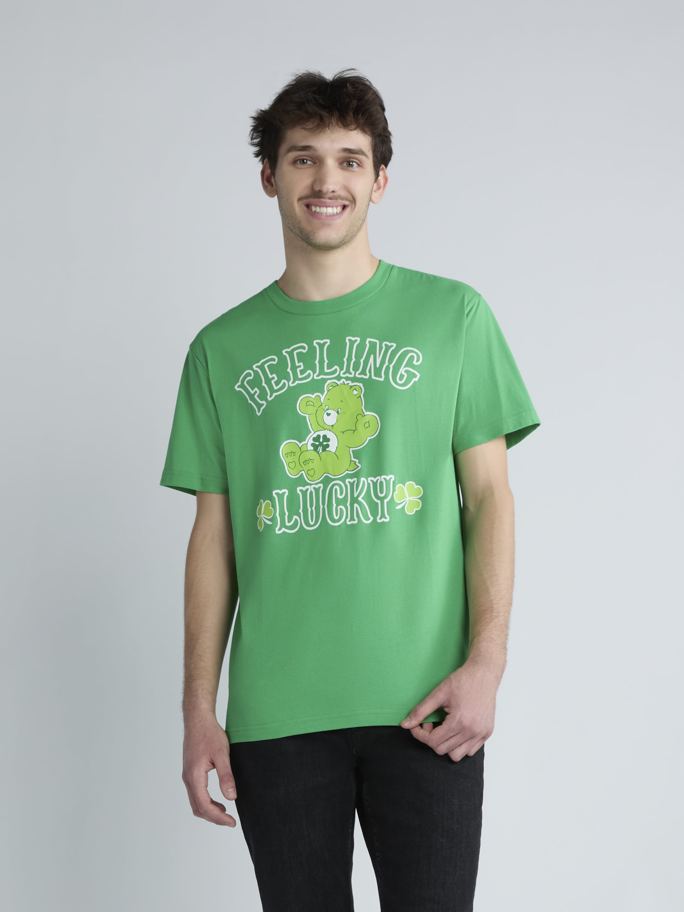 Carebears, Men's & Big Men's ST. Patrick's Graphic Tee Shirt, Sizes XS ...