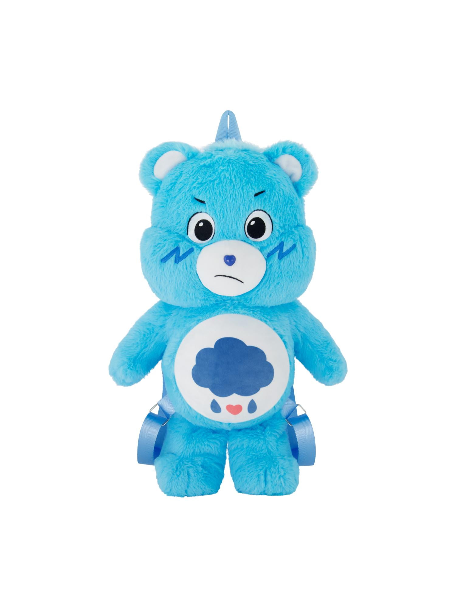 Care Bears Mini Backpack, Grumpy Bear Plush Small Travel Bag Purse for ...