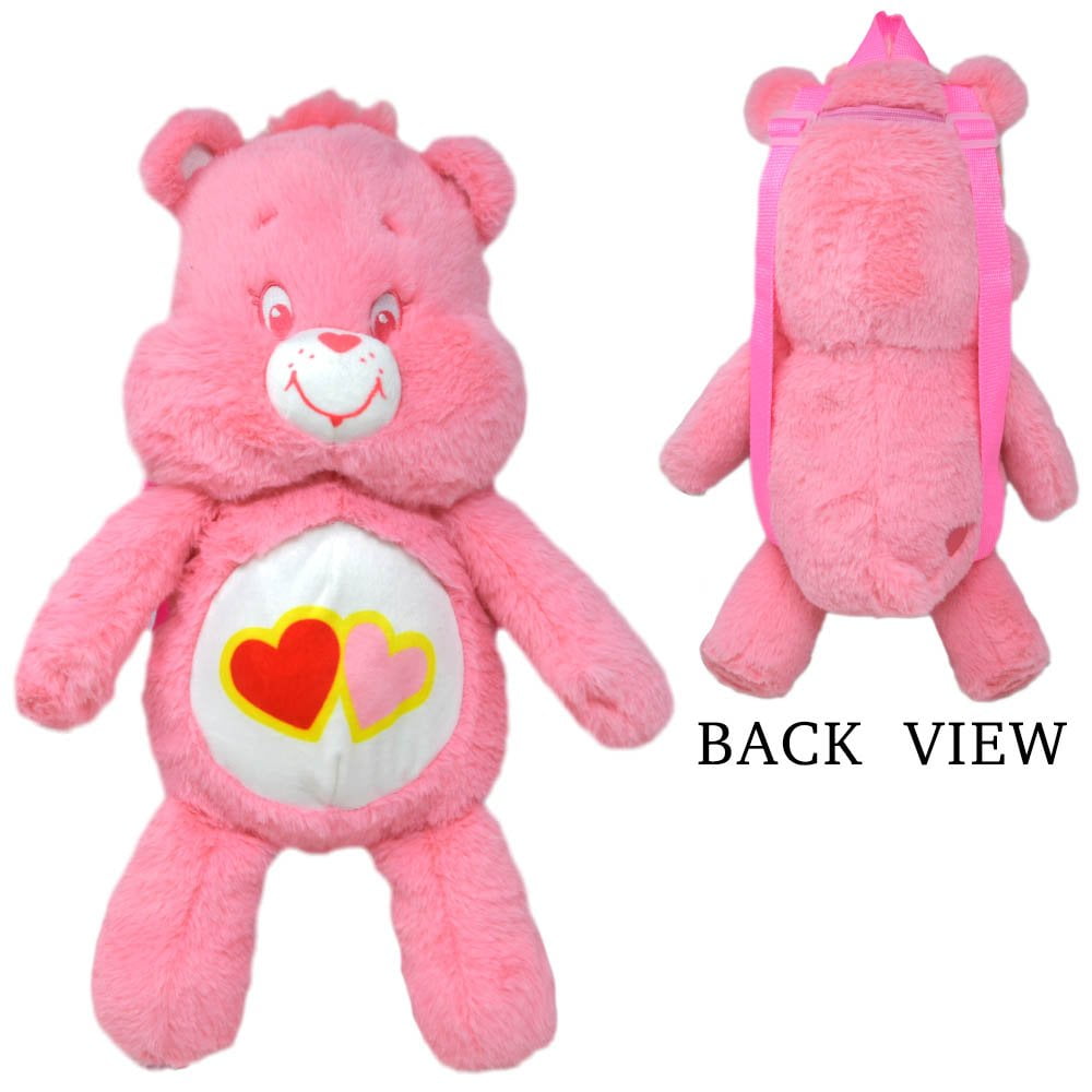 Care Bears Pink Love-A-Lot 17" Plush Backpack - Walmart.com