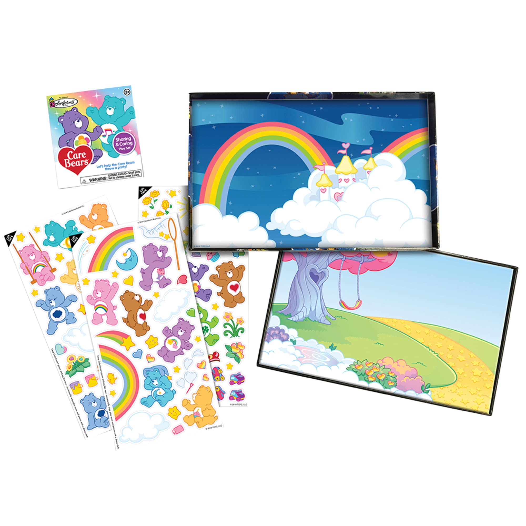 Care Bears Playset -- Classic Picture Toy Sticks Like Magic for Ages 3 ...