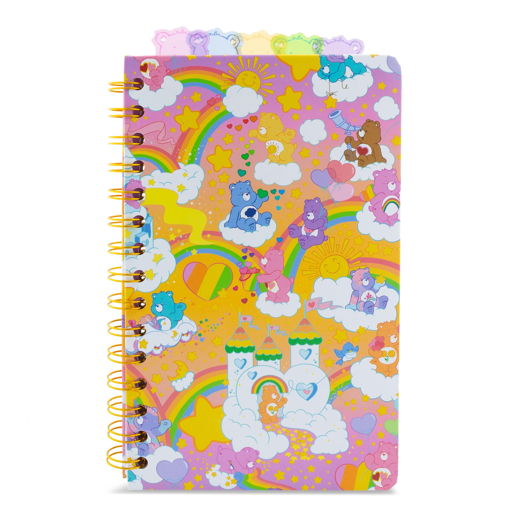 Care Bears Rainbows 5-Tab Spiral Notebook With 75 Sheets - Walmart.com