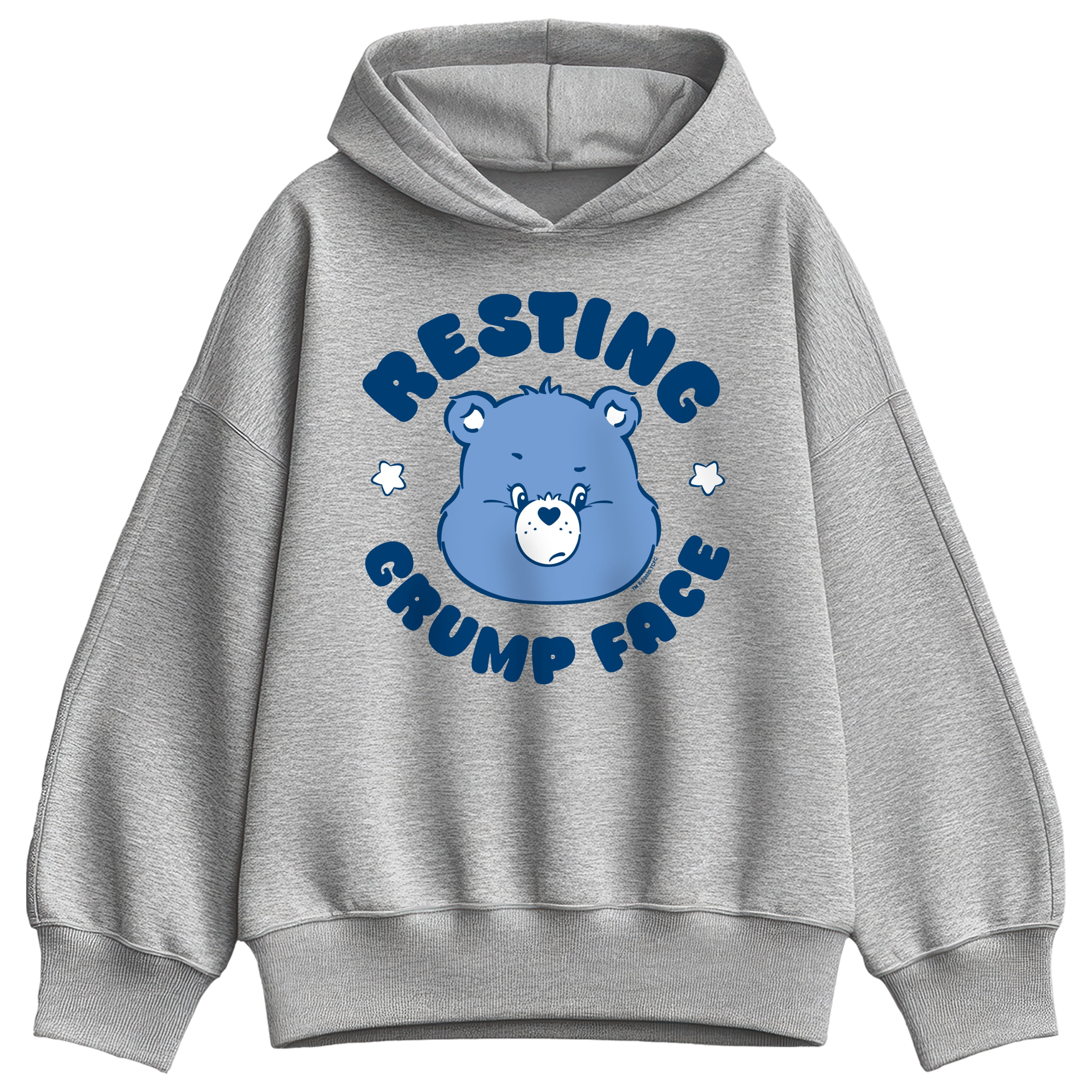 Care Bears - Resting Grump Face - Women's Oversized Fleece Hoodie ...