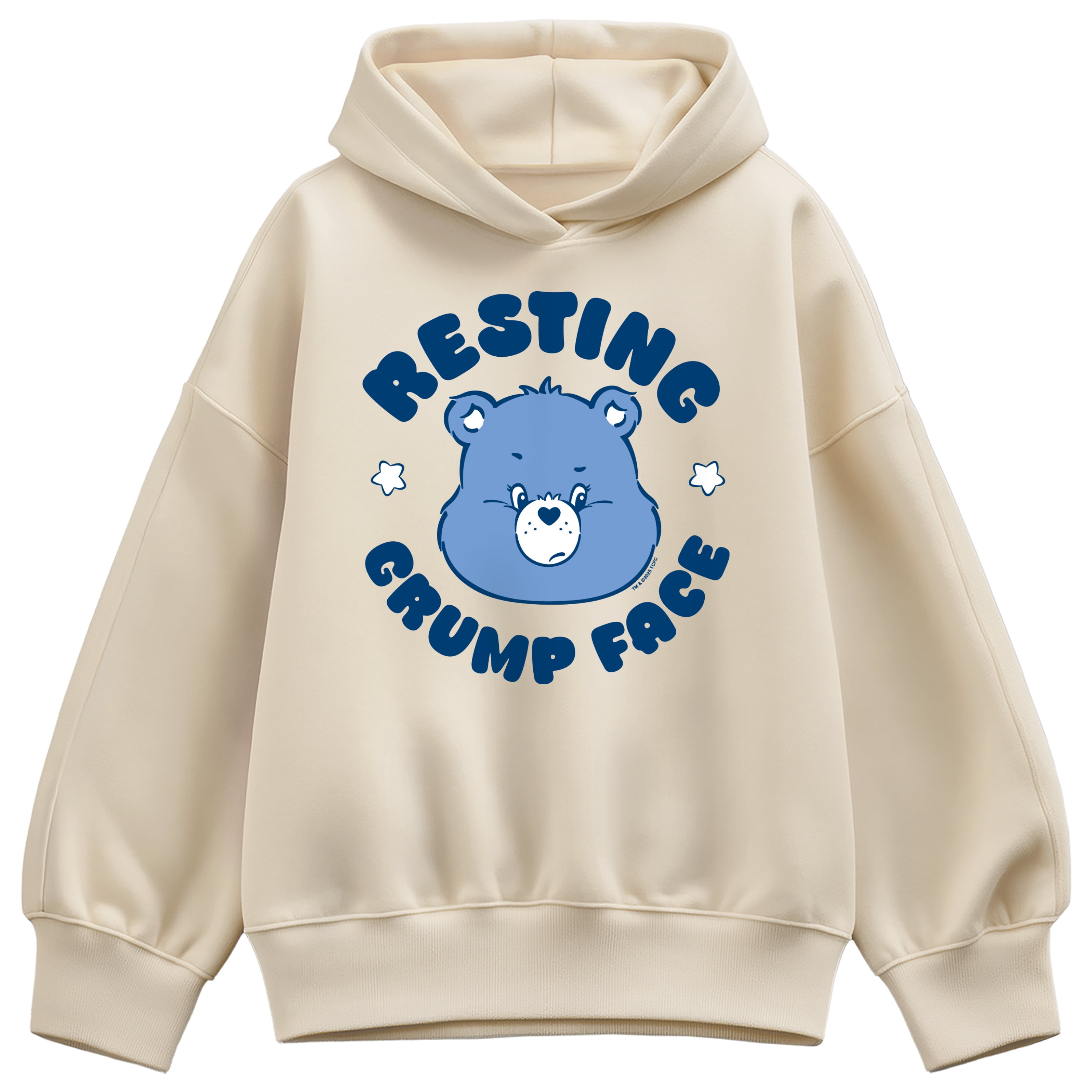 Care Bears - Resting Grump Face - Women's Oversized Fleece Hoodie ...