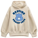 Care Bears - Resting Grump Face - Women's Oversized Fleece Hoodie ...