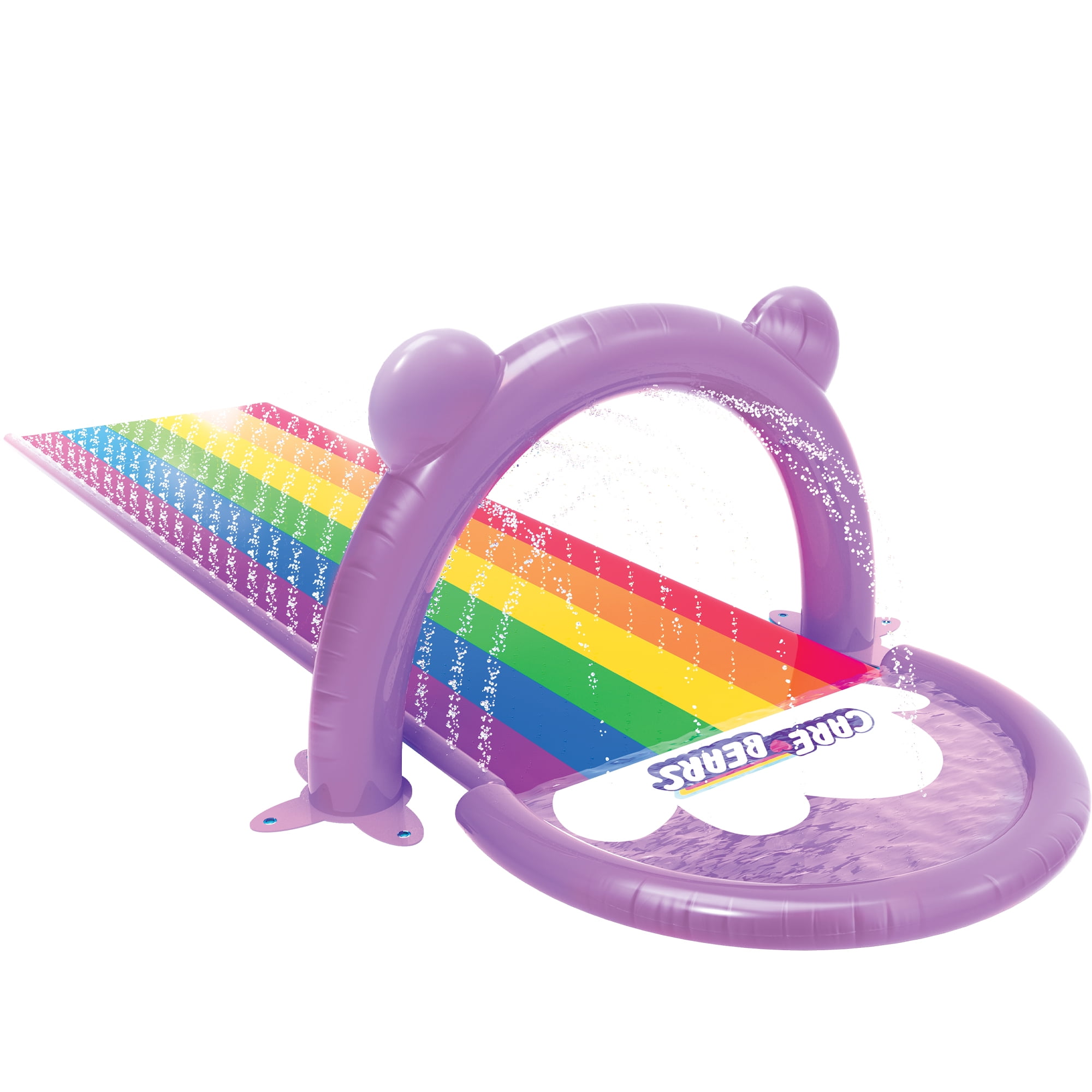 Care Bears Sprinkler Dual Lane Water Slide For Age Group 4 And Up
