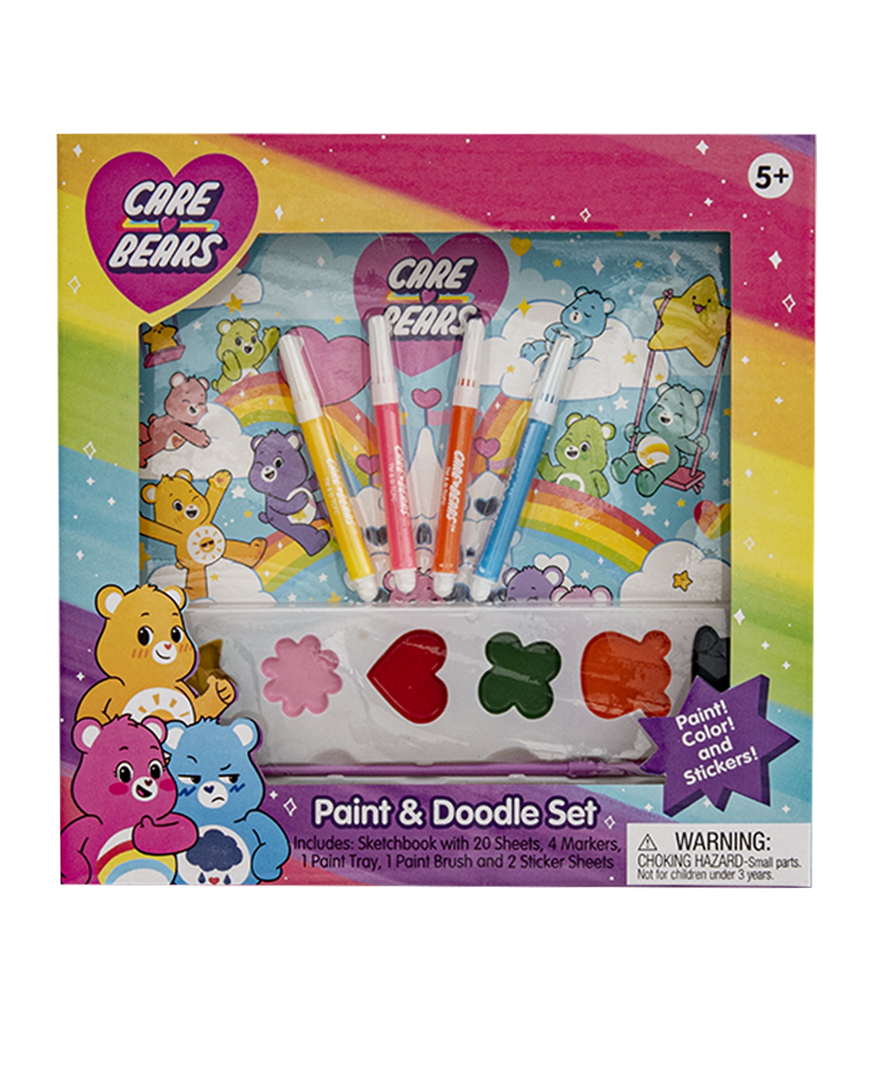 Care Bears Stamp & Doodle Art Set – Creative Drawing Board with Stamps ...