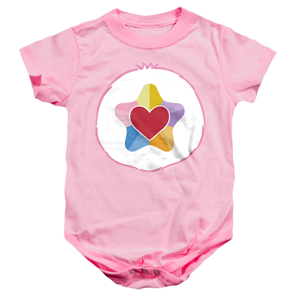 Care Bears True Heart Bear Belly Unisex Infant Snap Suit for Baby, Pink ...