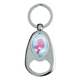 Care Bears: Unlock The Magic Cheer Bear Keychain Chrome Metal Spinning ...