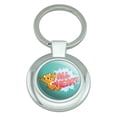 Care Bears: Unlock the Magic All Heart Keychain Classy Round Chrome ...