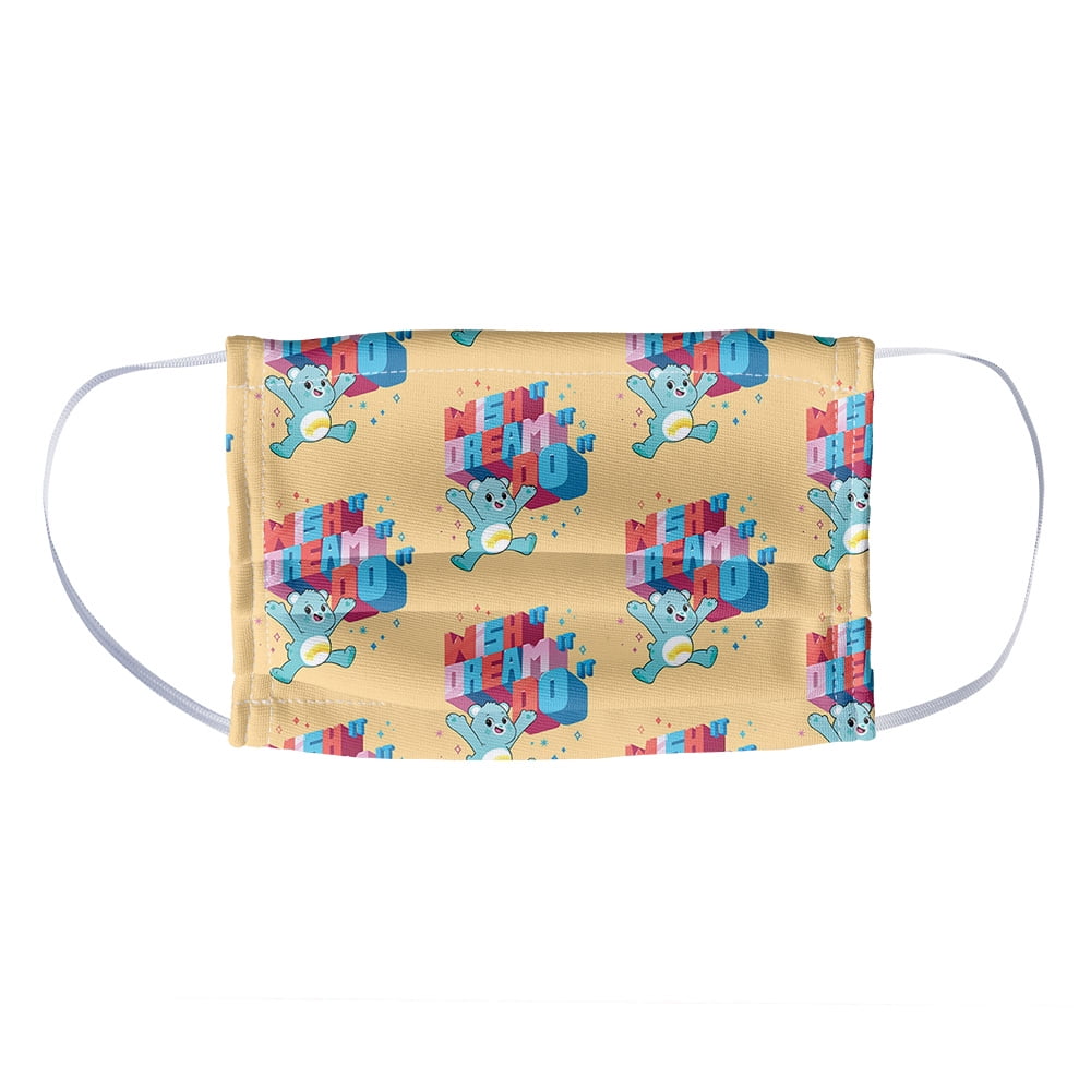 Care Bears Wish It 1-Ply Reusable Face Mask Covering, Kids - Walmart.com