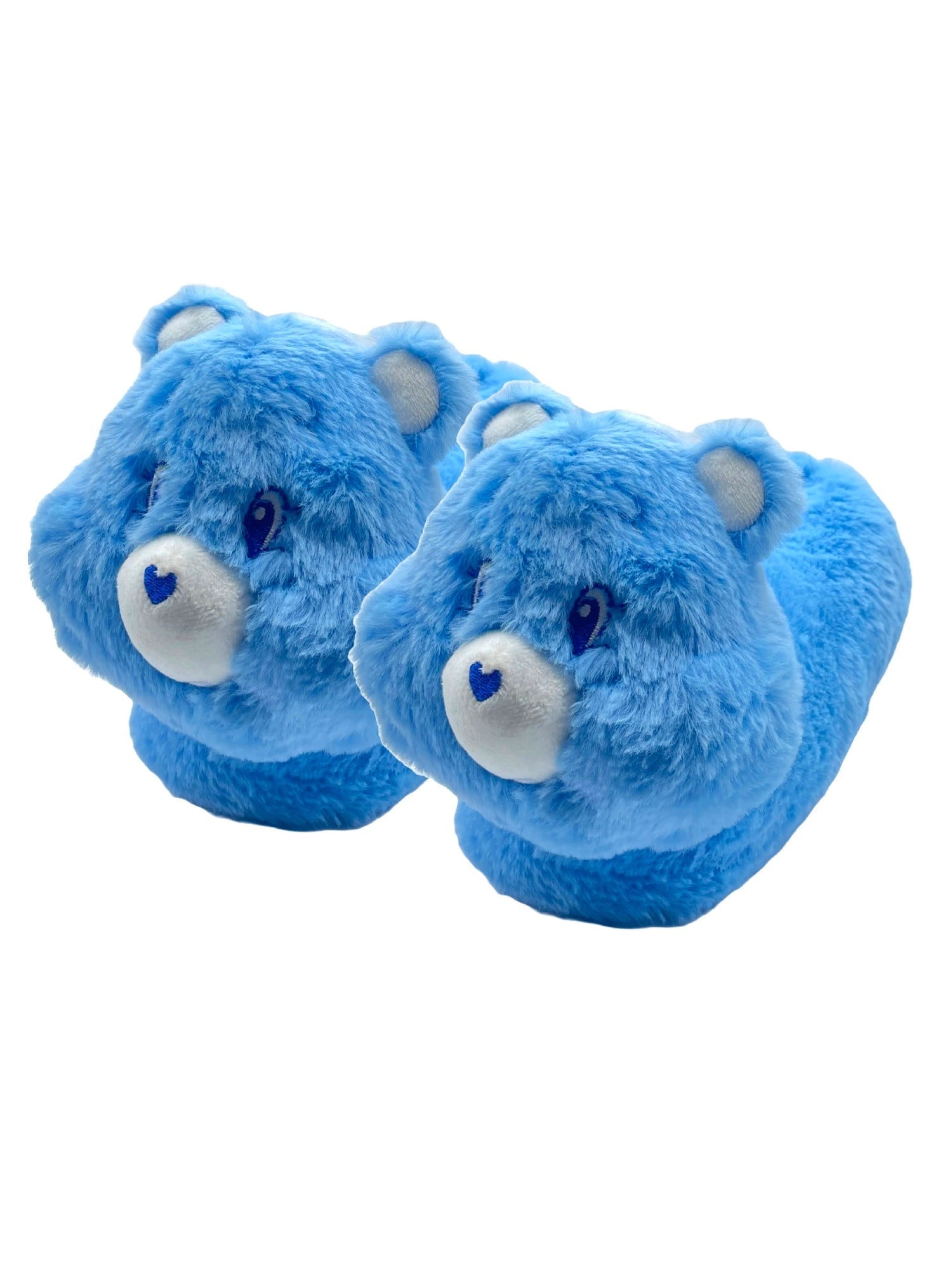 Care Bears Women's Grumpy Bear 3D Plush Head Slippers, Cozy Adults ...
