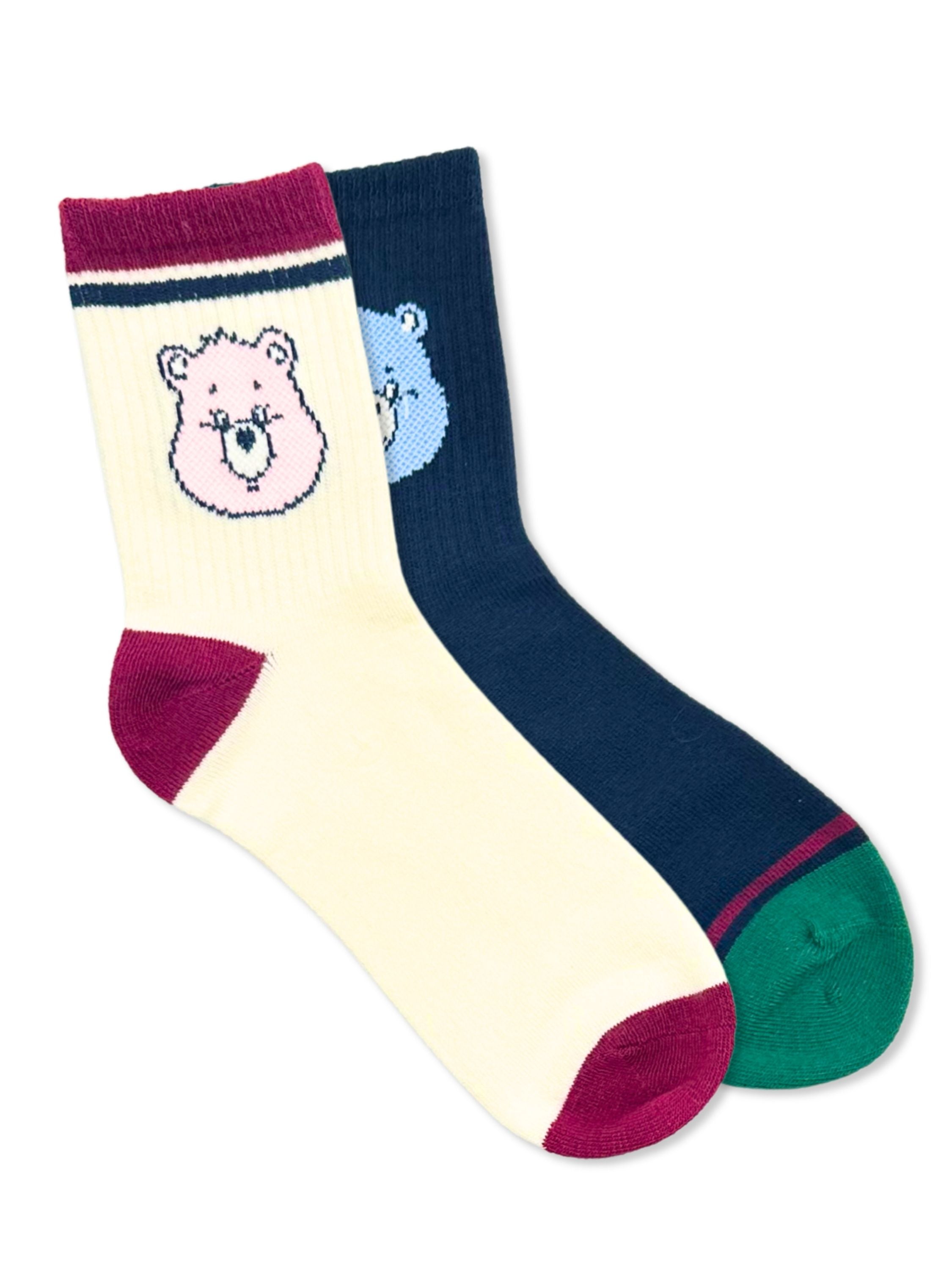 Care Bears Women's Mid-Crew Socks, 2-Pack, Size 4-10 - Walmart.com