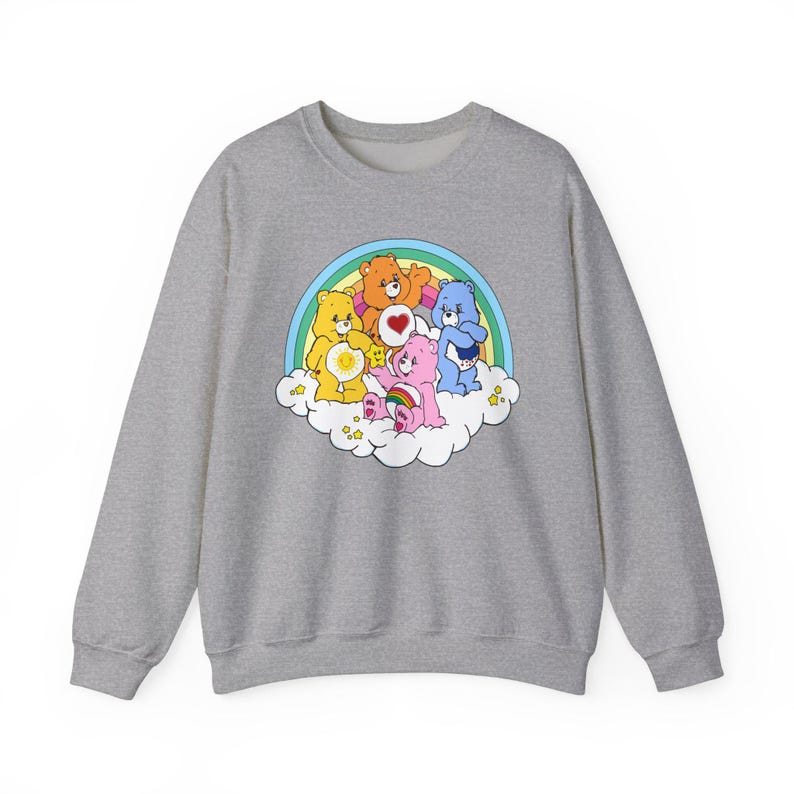 Care Bears rainbow sweatshirt Care Bear Shirt Care Bears Cartoon shirt ...
