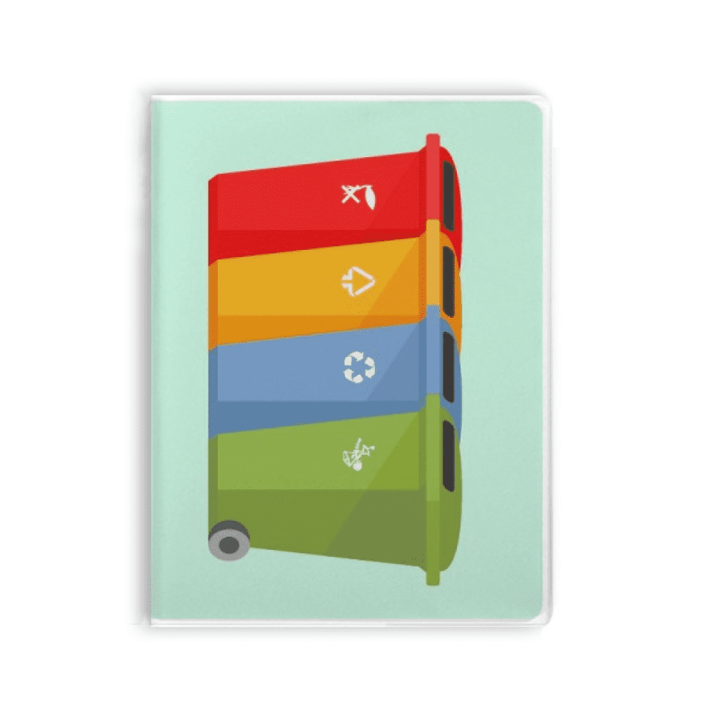 Care Environment Classify Dustbin Notebook Gum Cover Diary Soft Cover ...