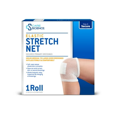 ReliaMed Tubular Elastic Net Dressing, Wound Bandage Roll, Size A, 0.8 ...