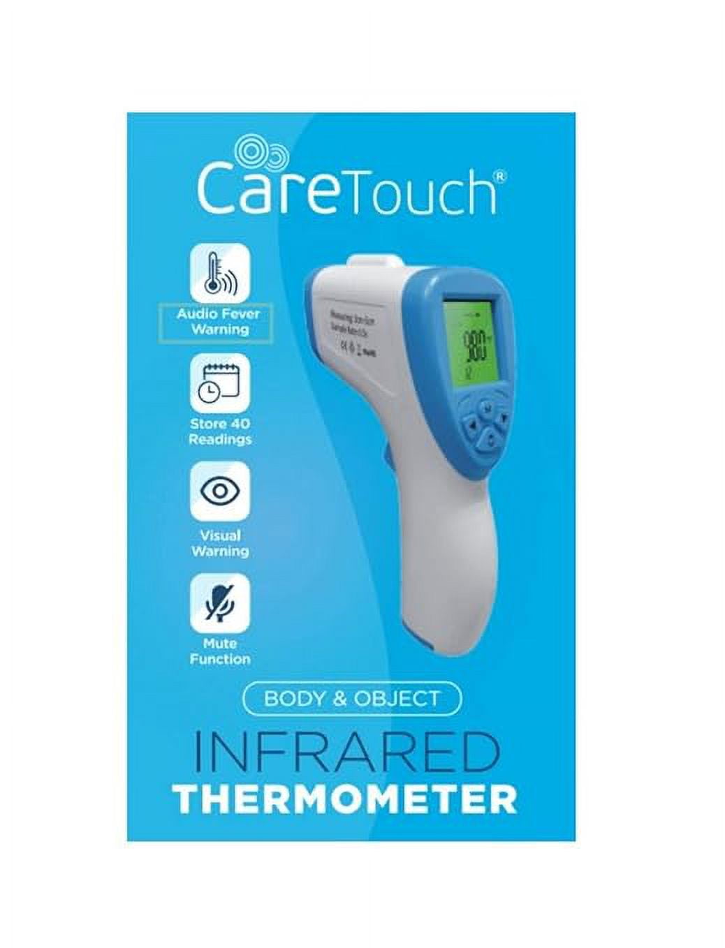 Care Touch Infrared Gun Thermometer - Non-Contact Infrared Thermometer ...