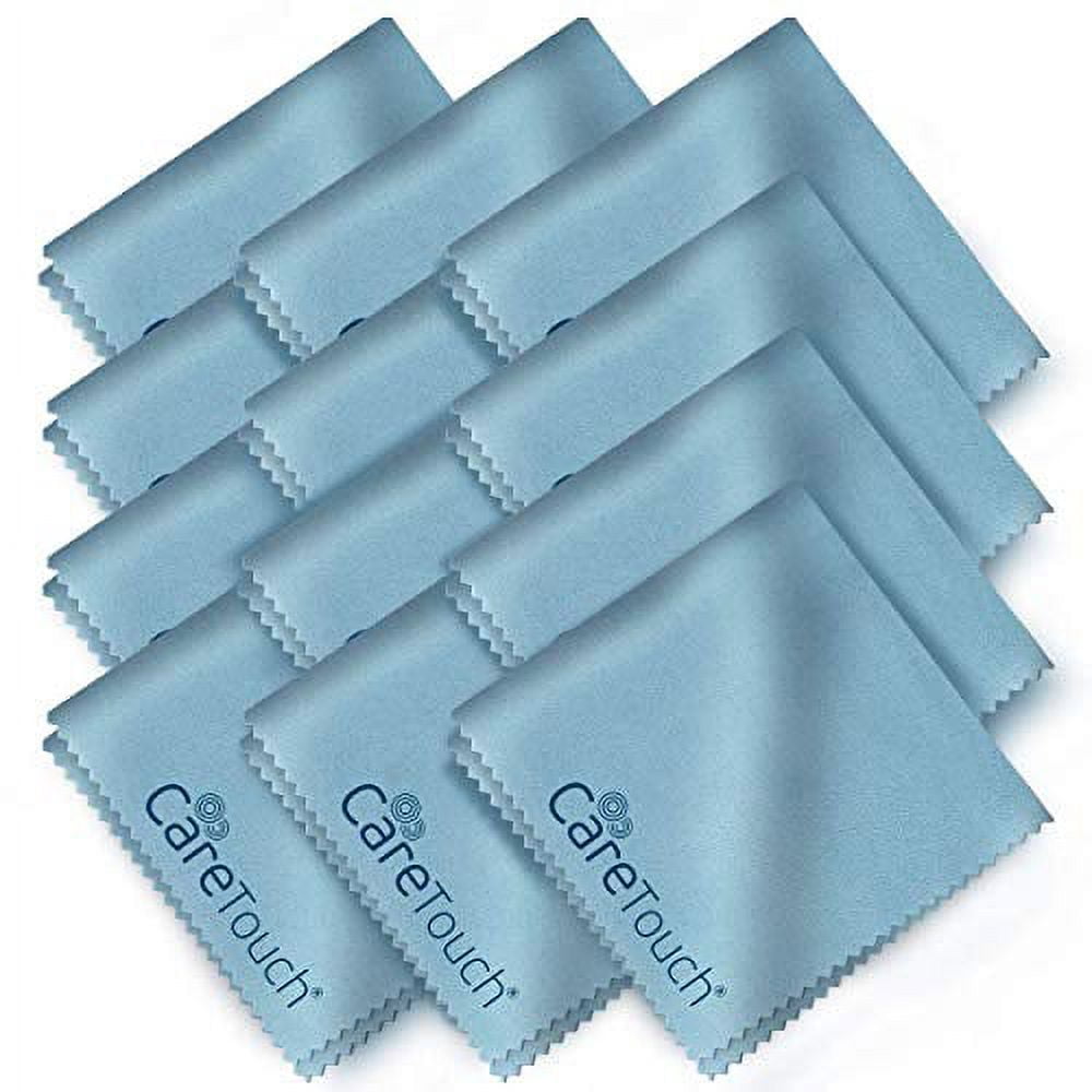 Care Touch Microfiber Cleaning Cloths, 12 Pack - Cleans Glasses, Lenses ...