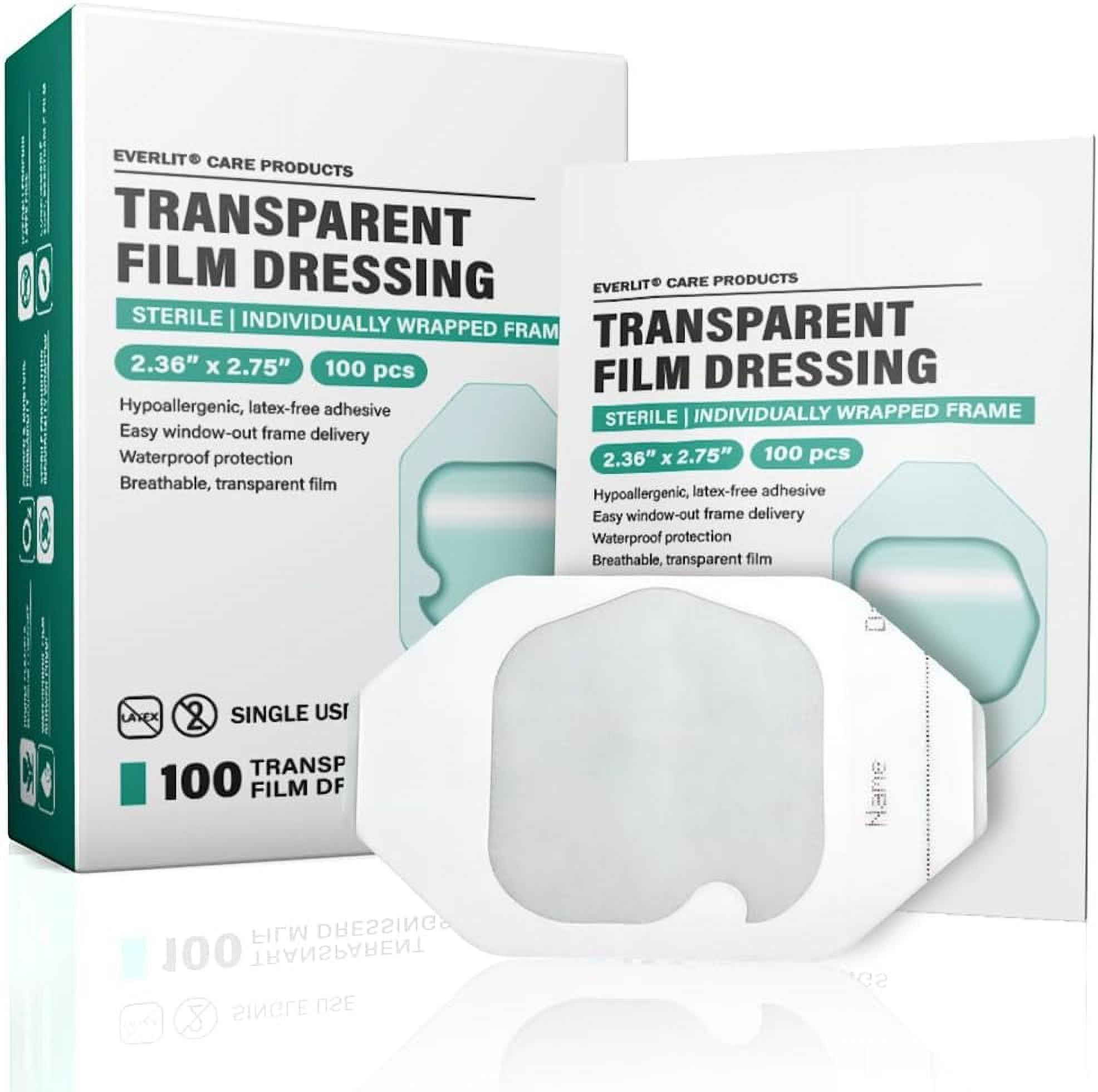 Care Transparent Film Dressing, Large Waterproof Adhesive Patch ...