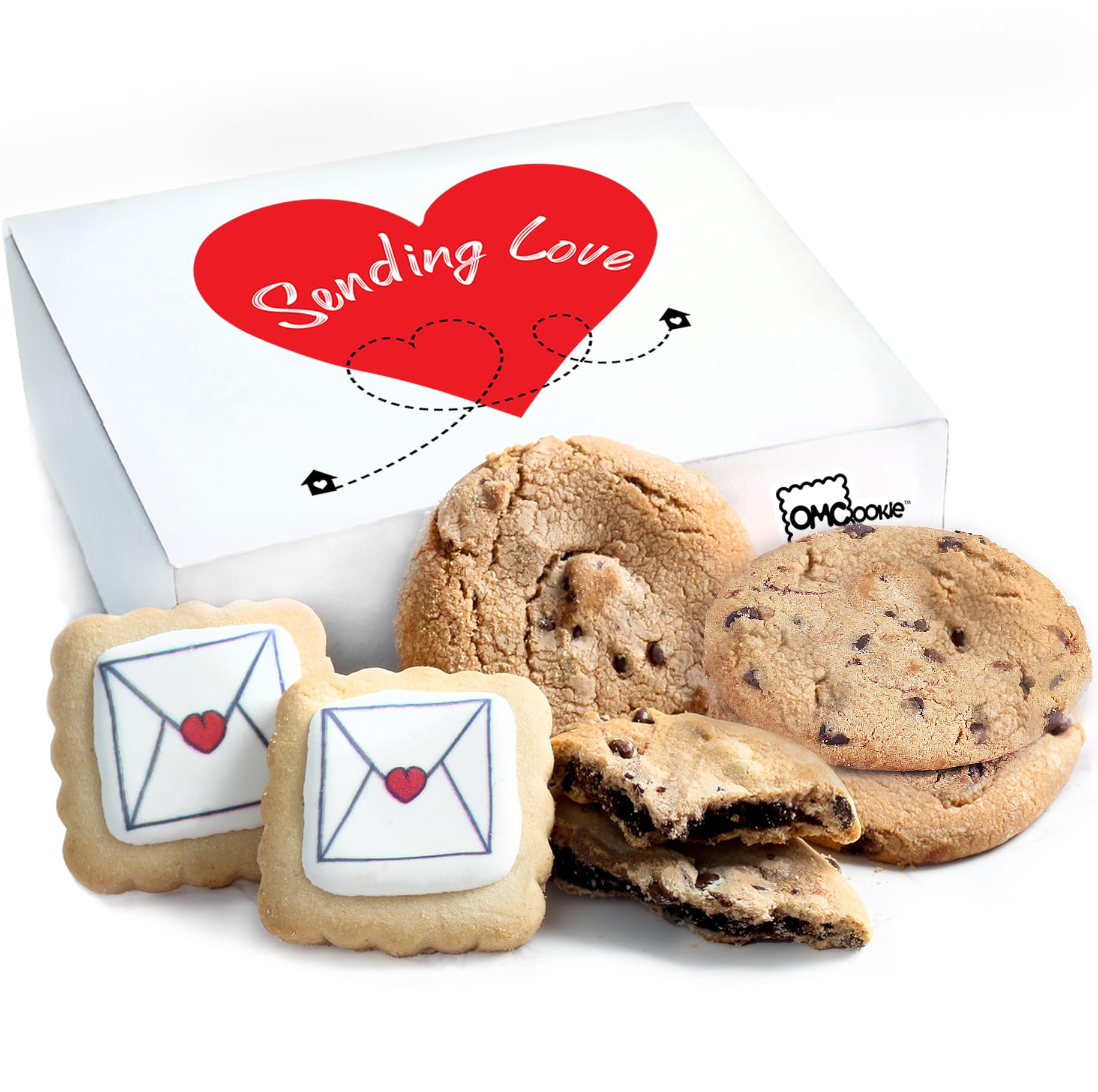 Care package Gift Basket IEF31 Sending Love Hugs Cookies Fudge Filled ...