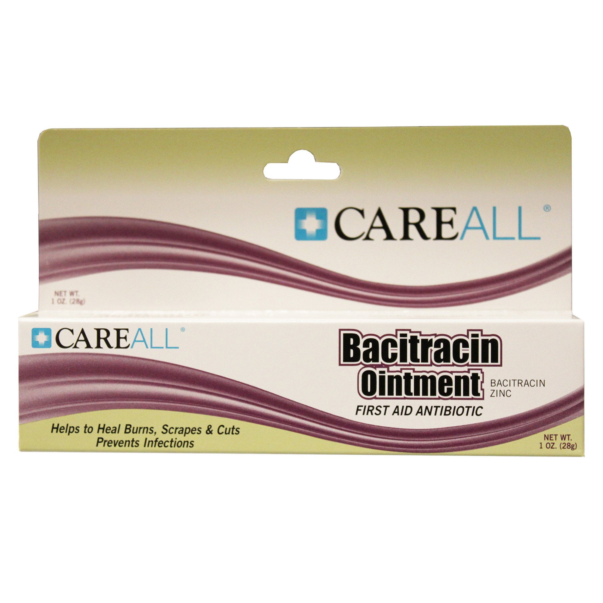 CareALL First Aid Antibiotic Bacitracin 1 oz. Tube Ointment 500 IU ...